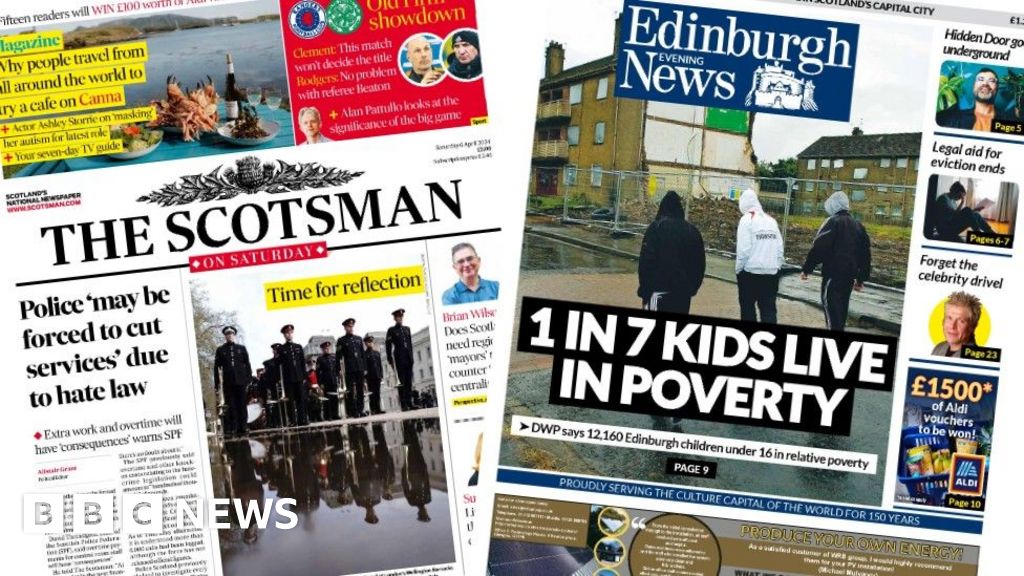 Scotland's papers: Hate crime workload fears and child poverty warning