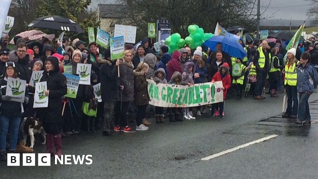 Greater Manchester Spatial Framework protest draws 4,000 - BBC News