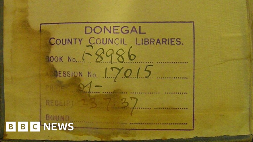 Donegal library book returned after more than 80 years - BBC News