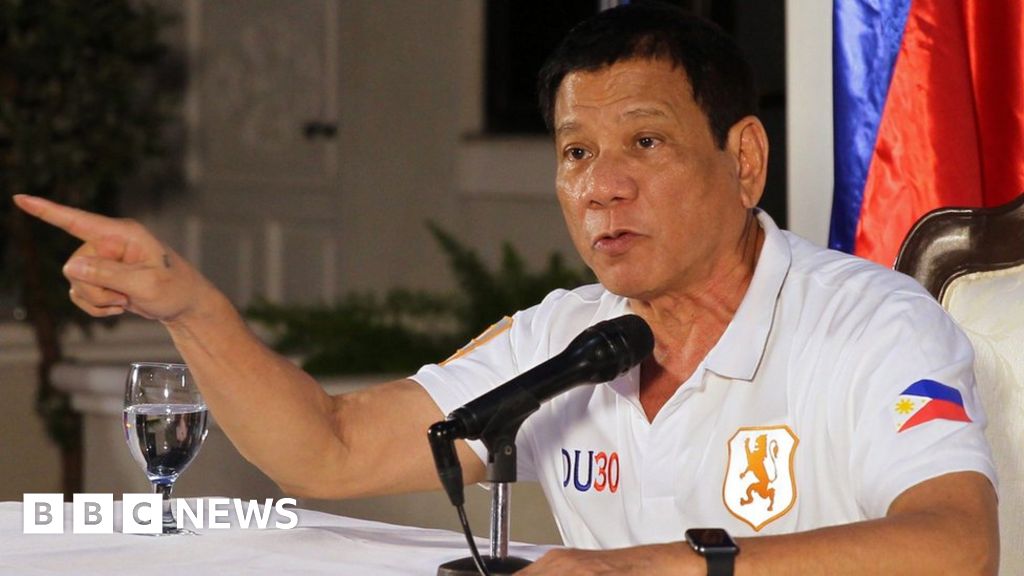 Philippines President Duterte Once Killed Man With Uzi Bbc News