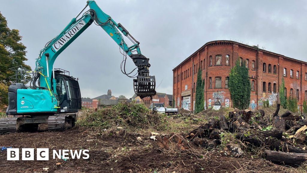 Friar Gate Goods Yard: Work begins to redevelop derelict site - BBC News