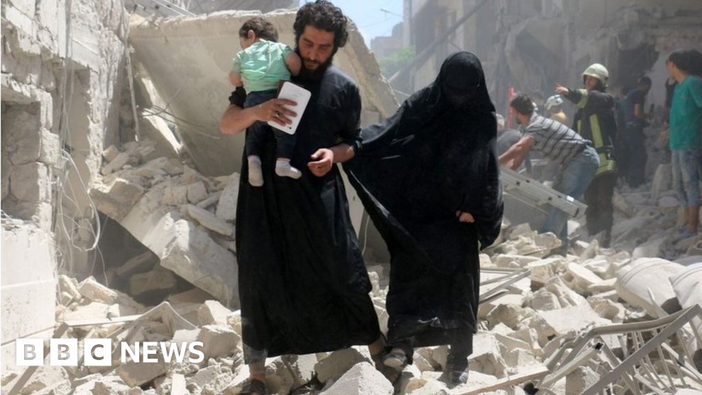 In pictures: Deadly air strikes hit Aleppo hospital and other areas ...