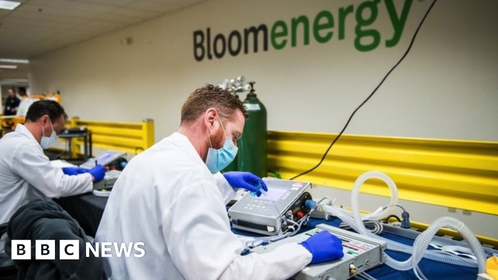 Coronavirus: Tech firm Bloom Energy fixes broken US ventilators