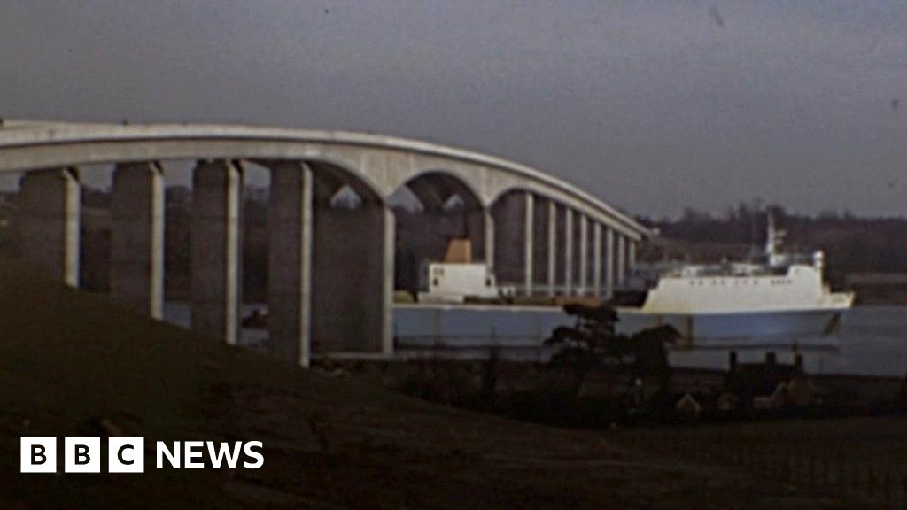 Orwell Bridge: Unseen anniversary footage of Ipswich landmark build ...