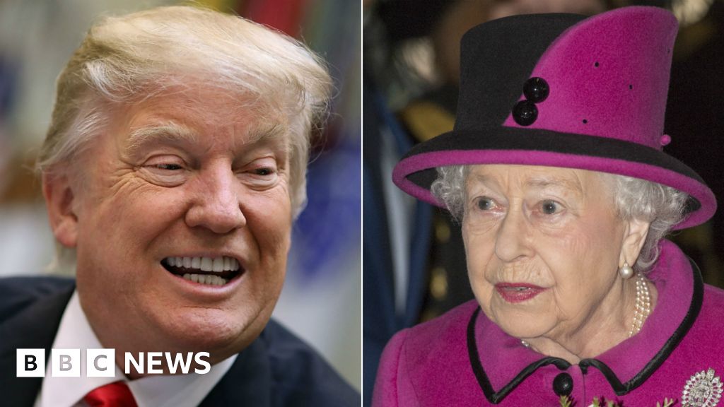 Trump state visit plan 'very difficult' for Queen - BBC News
