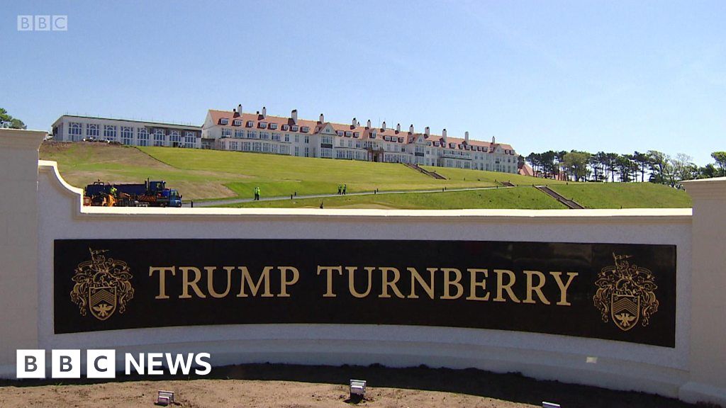 Trump Organisation: We've spent £150m on Turnberry resort - BBC News