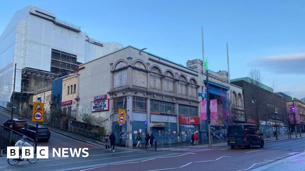 Fire-damaged O2 ABC served demolition notice - BBC News