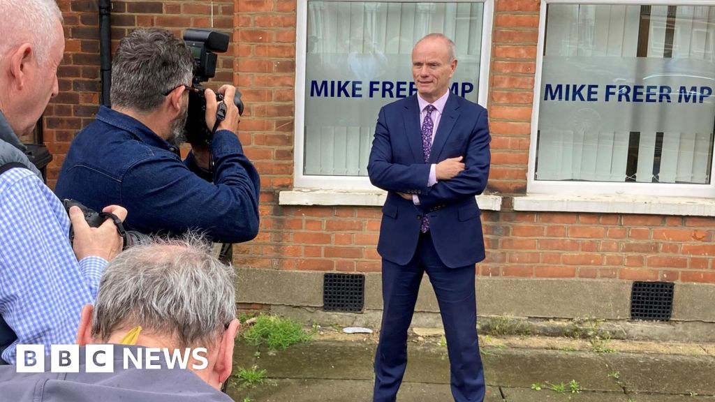 MP Mike Freer regrets that threats led him to stand down - BBC News