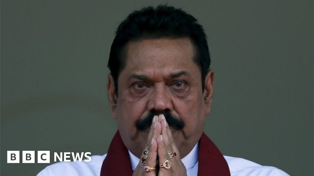 Sri Lanka's Mahinda Rajapaksa vows to win general election - BBC News