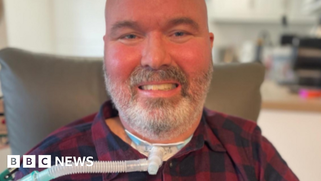 MND patient: 'Without my carers I would not be here' - BBC News