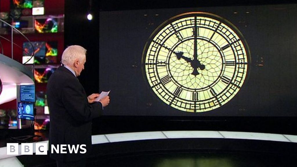 Election 2017: The moment exit poll is announced - BBC News