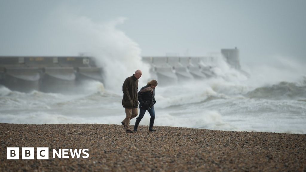 South East wind warning for Storm Isha - Met Office - BBC News