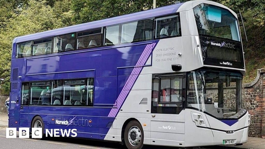 Norfolk's first electric buses due in 'coming weeks' - BBC News