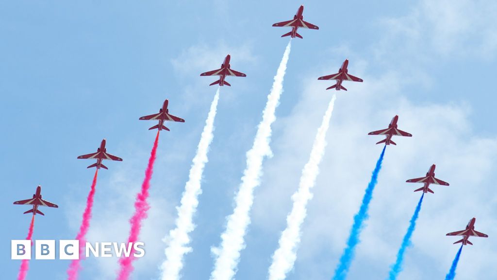 Red Arrows mark Stornoway port's 150th anniversary - BBC News