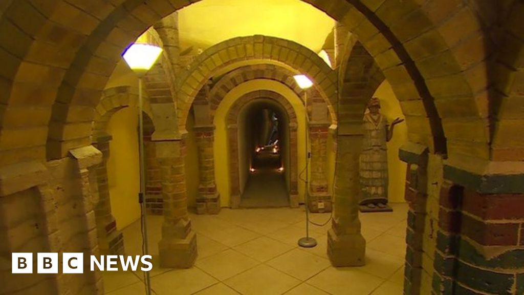 Cottage for sale, comes with own cave - BBC News