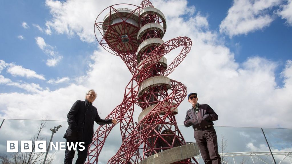 Orbit slide follows mayor 'foisting' revenue plan on sculpture - BBC News