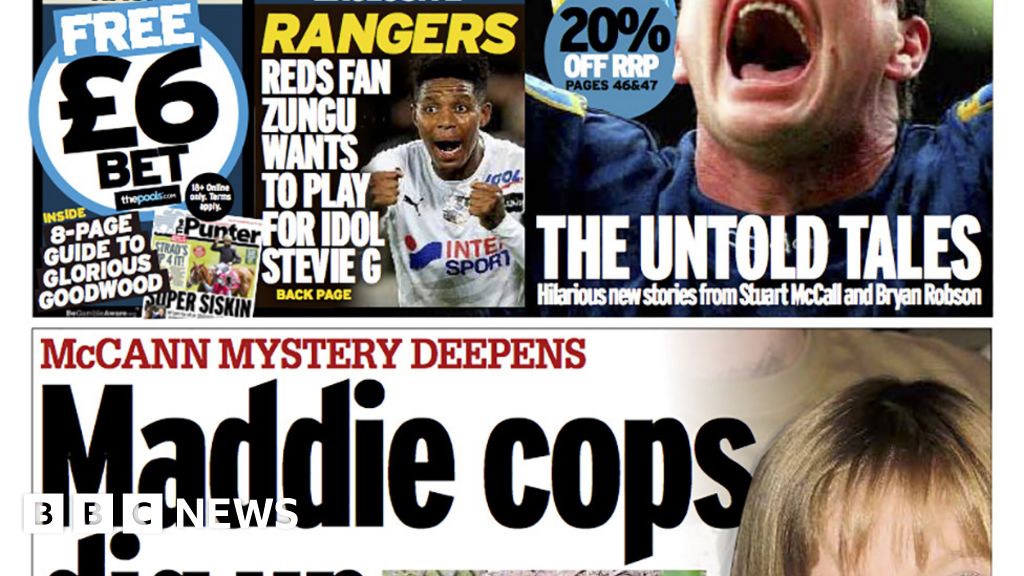 Scotland's papers: Madeleine police search and 'second wave' warning ...