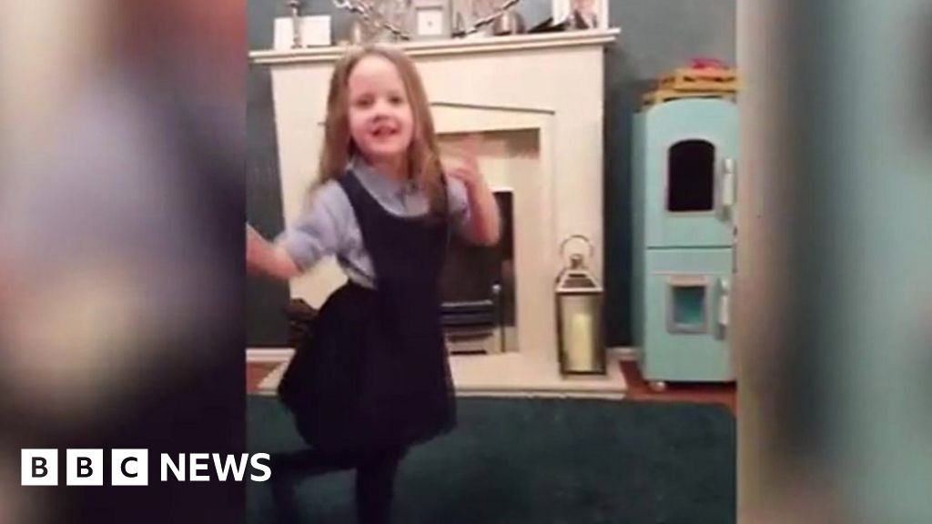 Violet-Grace Youens hit-and-run death: Family releases video - BBC News