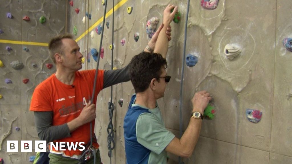 Climbing helps sight-impaired autistic man in Guernsey