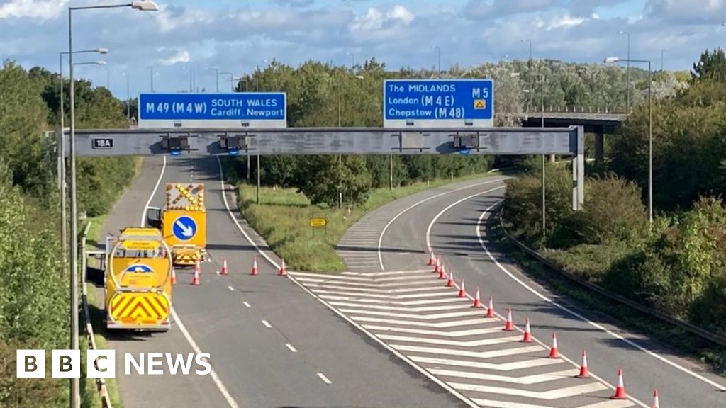 M49 Bristol crash: Driver of broken-down vehicle dies