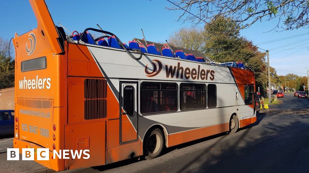 Andover crash: Bus driver fined after roof torn off in bridge strike