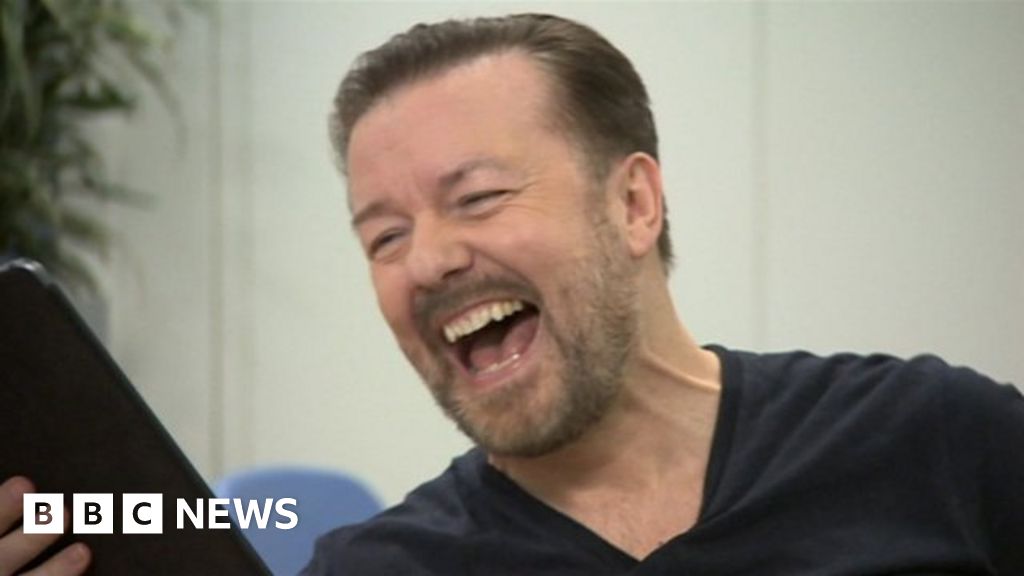 Ricky Gervais reacts to David Brent fans' Facebook jokes - BBC News