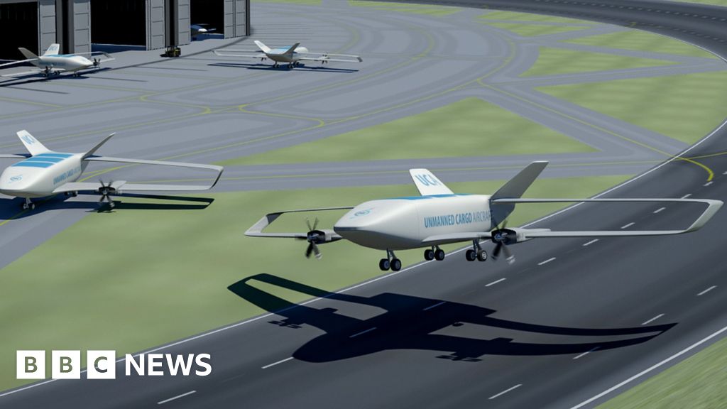 Circular runways: Engineer wants to use design for drones - BBC News