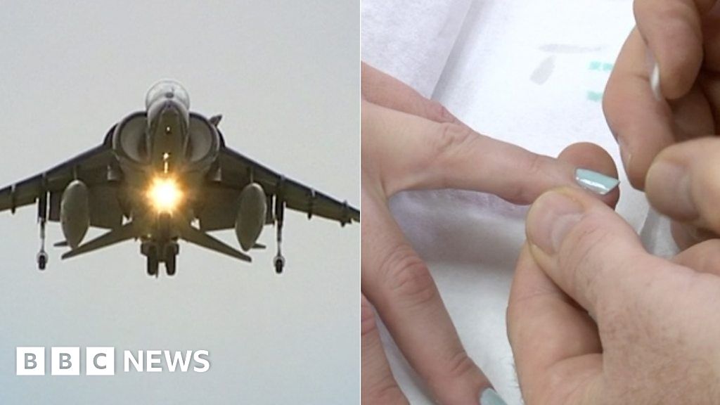 From fixing fighter jets to painting nails - BBC News