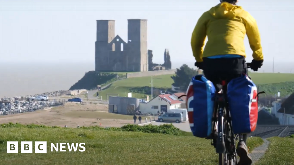 Kent Day: New long-distance cycle route unveiled - BBC News