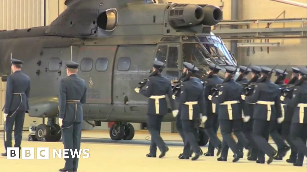 RAF 33 Squadron marks 100 years with RAF Benson parade - BBC News