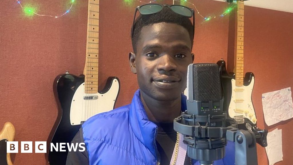 Young rapper seeking asylum in UK shares his story - BBC News