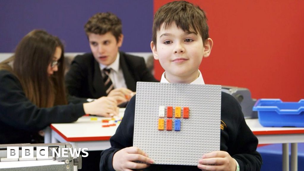 The Lego bricks designed for children with sight loss