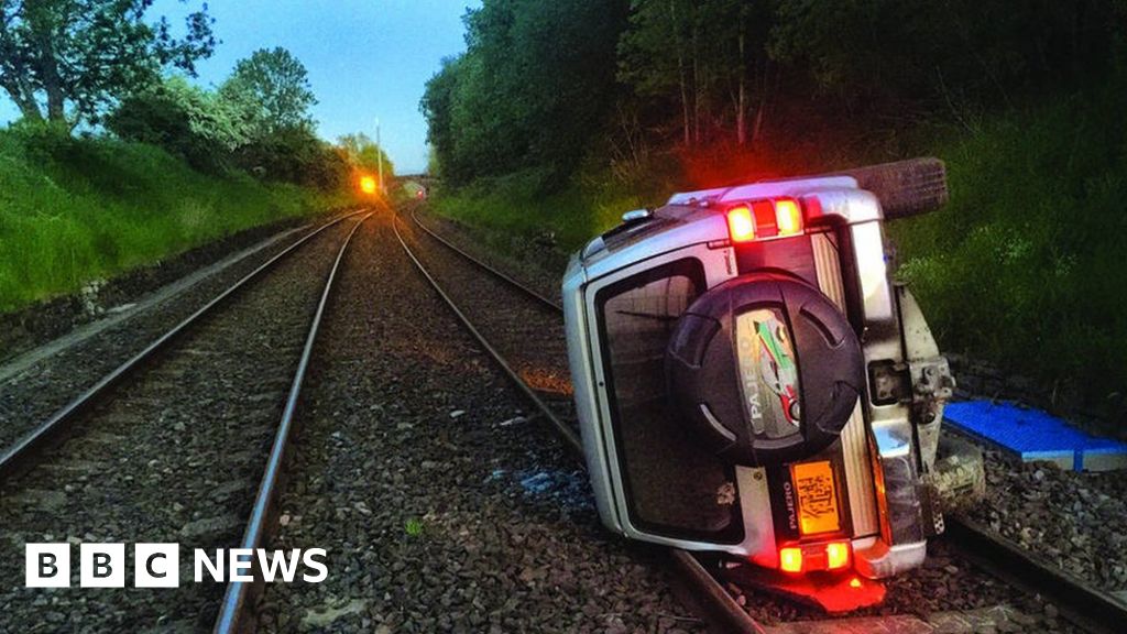 Appleby car on rail track driver sentenced - BBC News