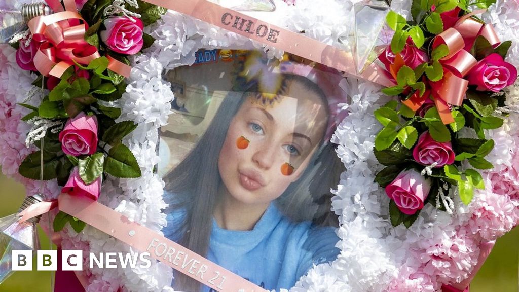 Chloe Mitchell had warm and generous heart, mourners hear - BBC News