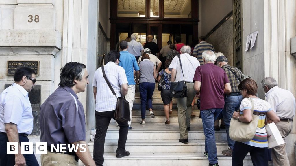 Greek debt crisis: Banks reopen amid tax rise - BBC News