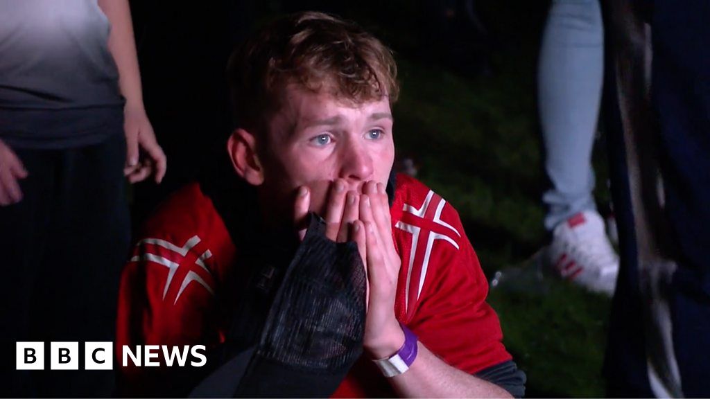 Euro 2020: 'Gutted and devastated' fans react to final loss - BBC News