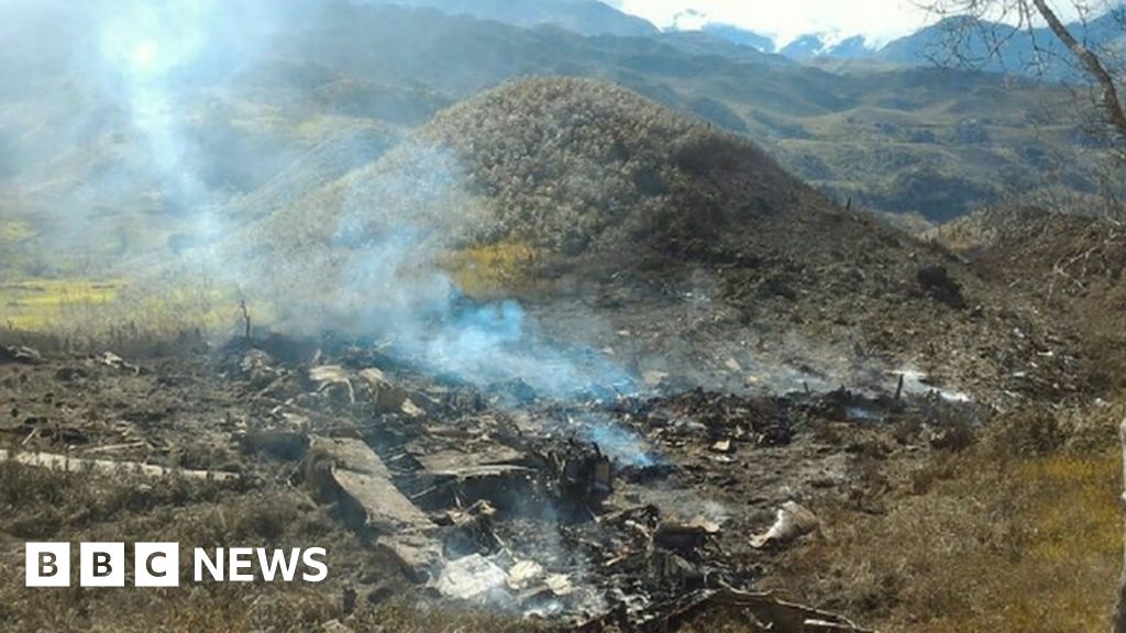 Indonesia air force plane crashes, killing all 13 on board - BBC News