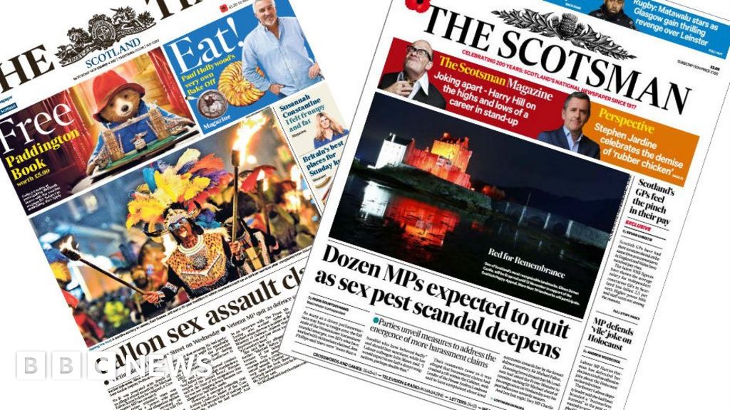 The papers: 'A dozen MPs could quit' - BBC News