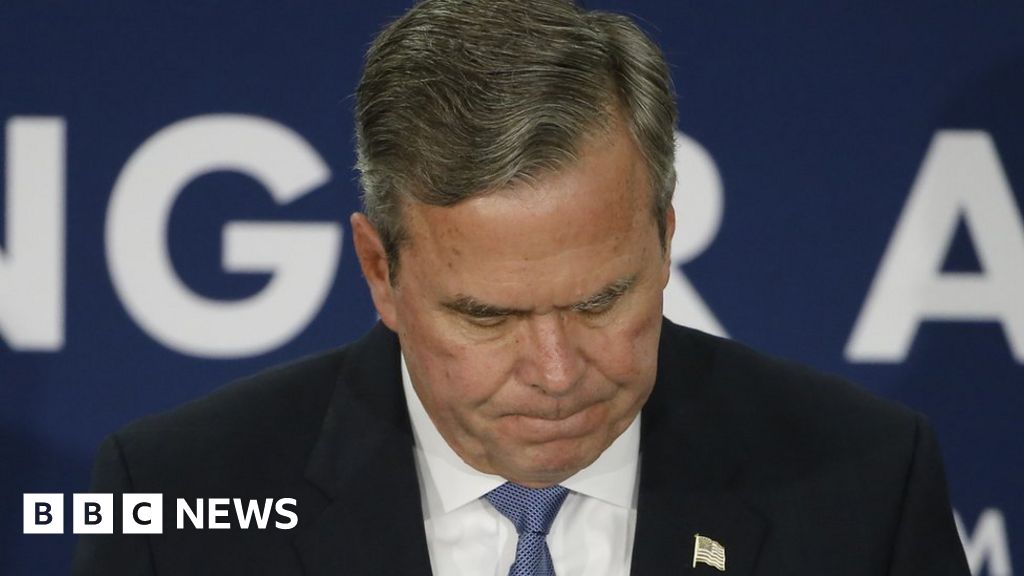 US election 2016: Jeb Bush drops out of Republican race - BBC News