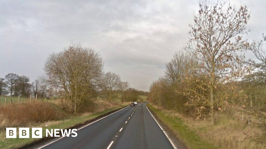 Pensioner dies after car strikes tree on the A985 in Fife - BBC News