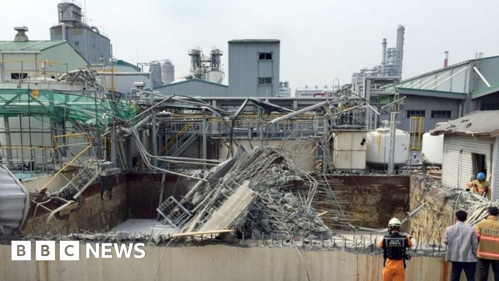 South Korean chemical plant explosion kills four - BBC News