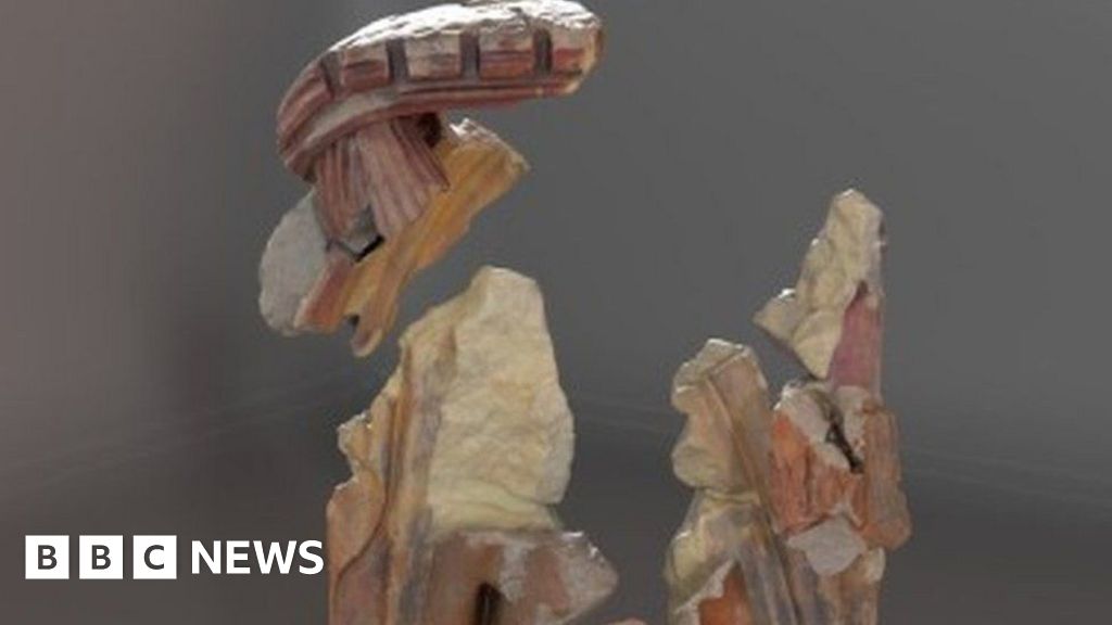 Smashed medieval statue from Dorset church reformed digitally