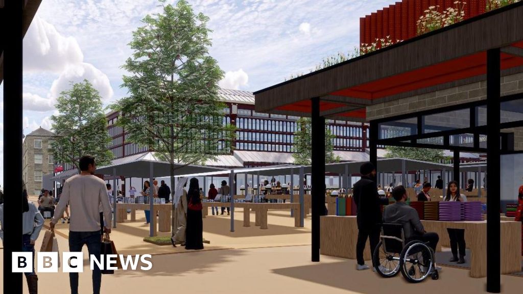 Huddersfield: Fresh images of new £16.5m market released - BBC News