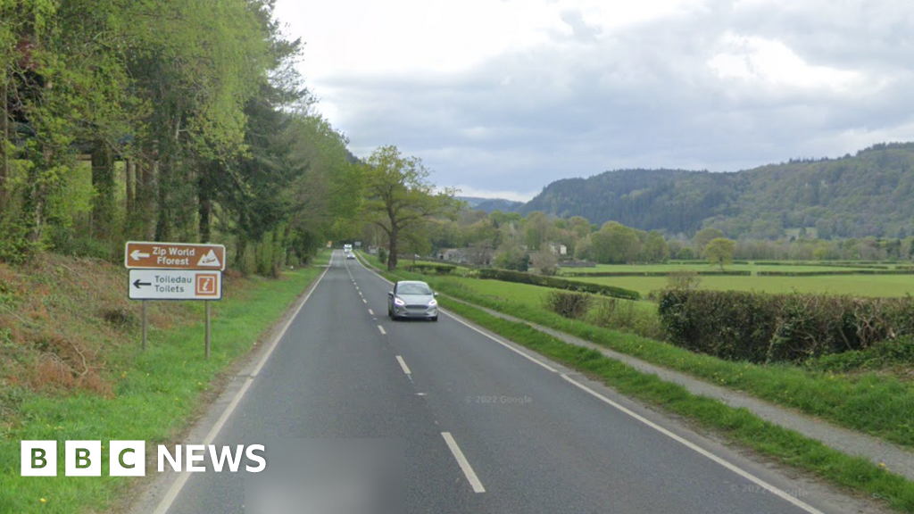Motorcyclist dies in A470 crash between Llanrwst and Betws-y-Coed - BBC ...