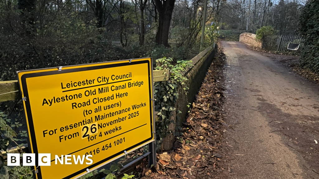 Aylestone Old Mill Canal Bridge in Leicester to close for repairs