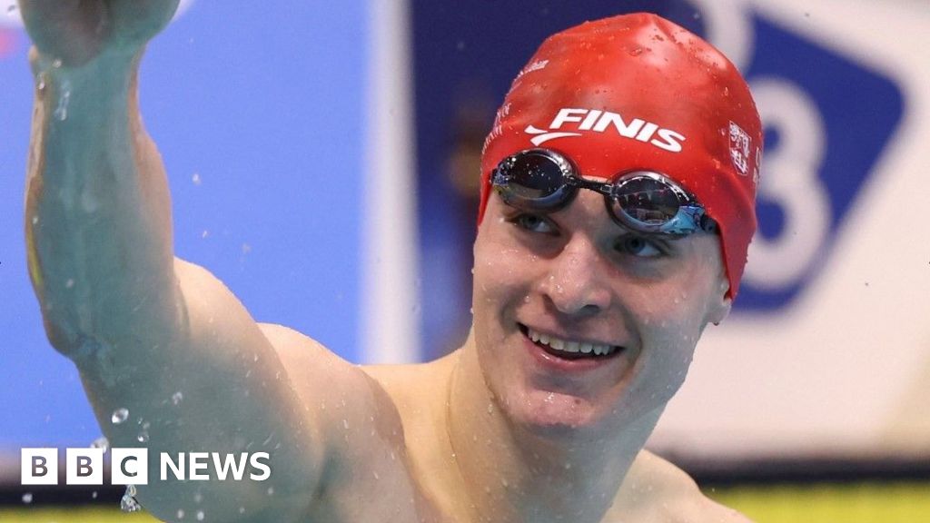 Olympic-bound swimmer Oliver Morgan relieved after record