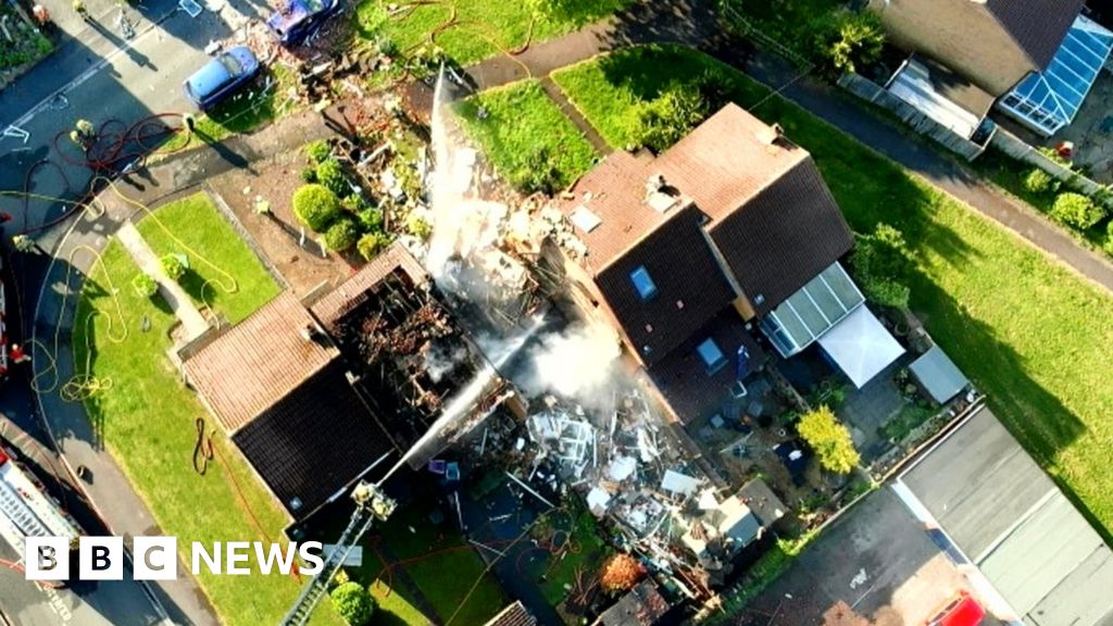 'Huge bang' as Yate house destroyed in suspected gas explosion