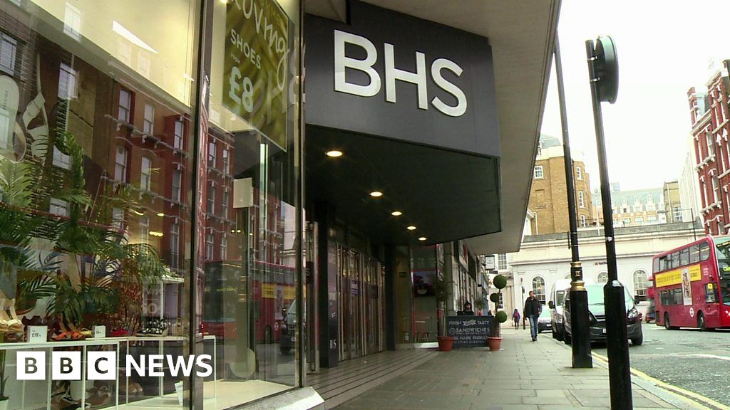 Jobs at risk as BHS files for administration - BBC News