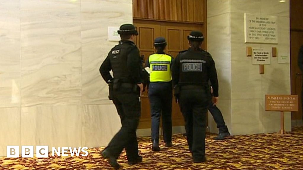 Climate change protestor guilty of Norfolk council meeting disruption