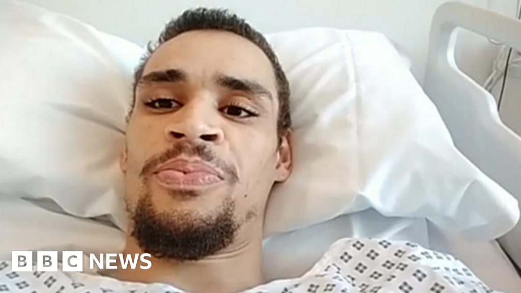 Man rescued from river thanks 'true hero' - BBC News